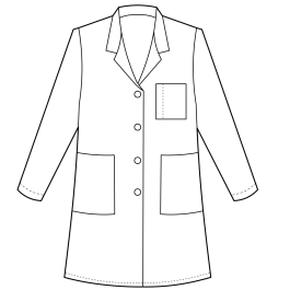 White Swan Meta Labwear 15000 Women's 33” Coat