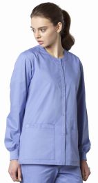 WonderWink WonderWORK Unisex Snap Front Scrubs Jacket