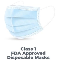 E503 FDA Approved Face Masks - 50 Pack | UniformsAndScrubs